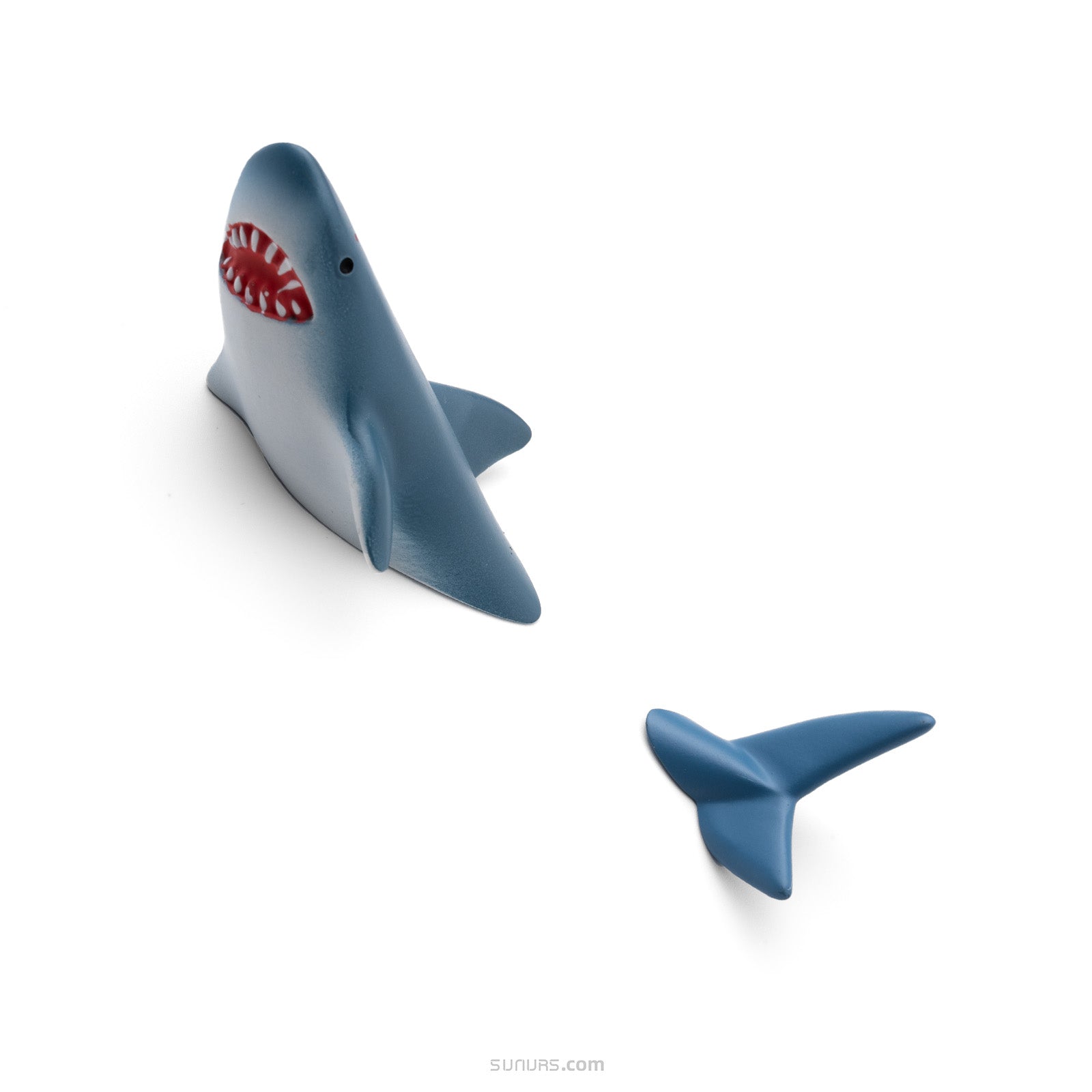 Shark Fridge Magnet Set | Double the Bite | Quirky Resin Kitchen Decor ...