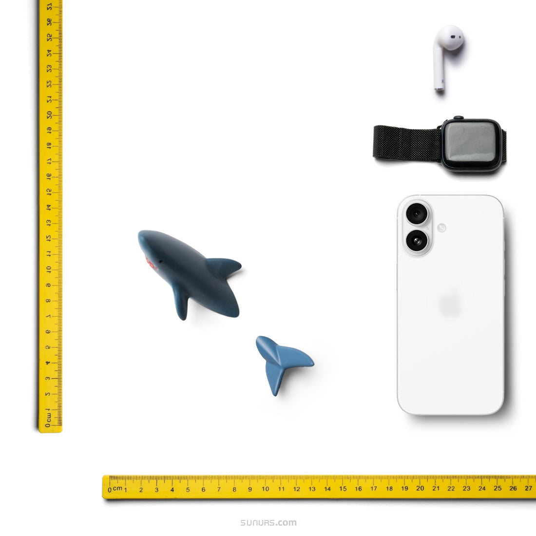 Shark Fridge Magnet Set | Double the Bite | Quirky Resin Kitchen Decor ...